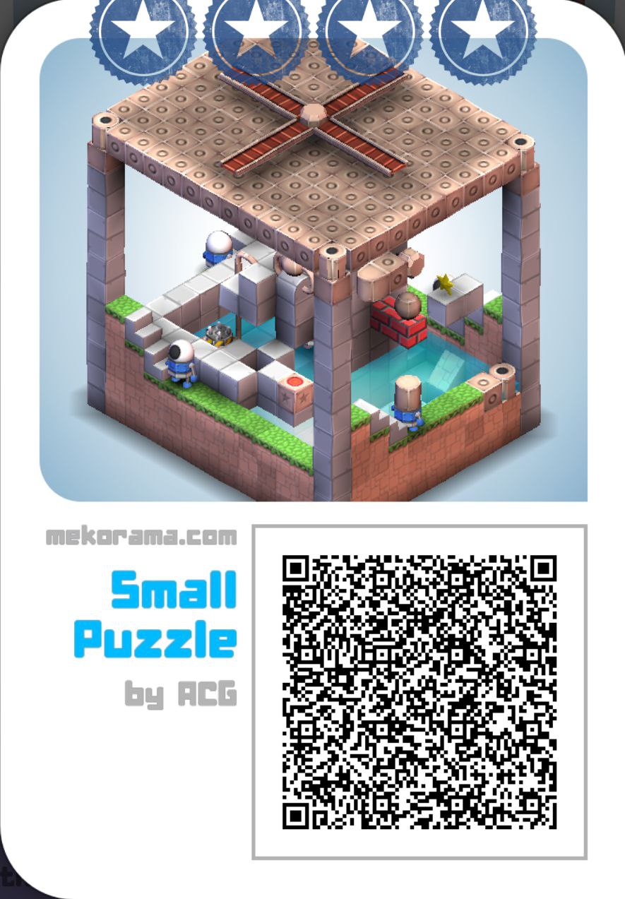 Small Puzzle | Mekorama forum